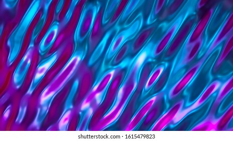 3d Render Abstract Wavy Liquid Background Stock Illustration 1615479823 ...