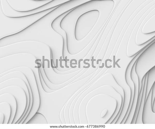 3d Render Abstract White Paper Background Stock Illustration 677386990 ...