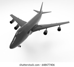 3d Render Air Plane Isolate Stock Illustration 648477406 | Shutterstock