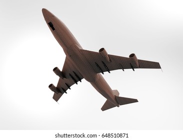 3d Render Air Plane Isolate Stock Illustration 648510871 | Shutterstock