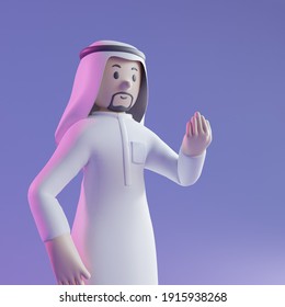 3d Render Arabic Character Arab People Stock Illustration 1915938268 ...