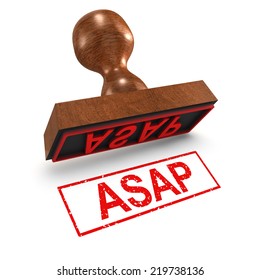 3d Render Asap Rubber Stamp Stock Illustration 219738136 | Shutterstock