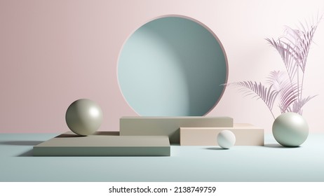 3d Render Backgrounds Item Display Stock Illustration 2138749759 ...