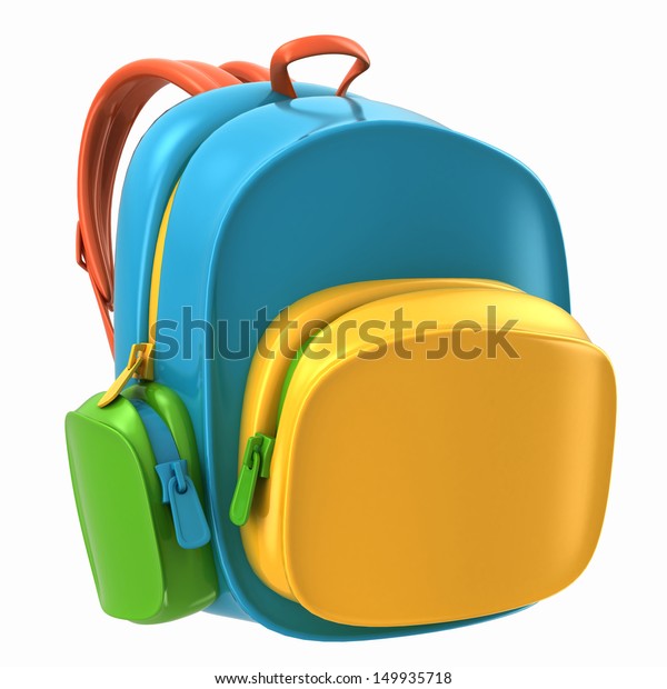 3d Render Backpack Bag Kids Stock Illustration 149935718