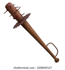 3d Render Baseball Bat Weapon White Stock Illustration 2200049127 ...