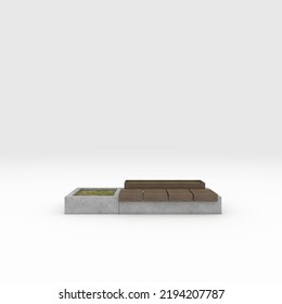 3d Render Bench Park Stock Illustration 2194207787 | Shutterstock