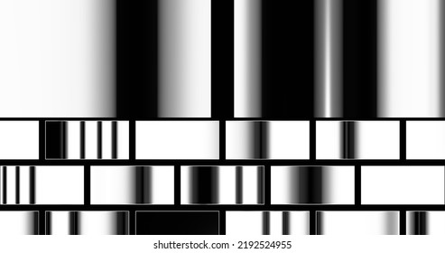 3d Render Black White Rectangles Vertical Stock Illustration 2192524955 ...