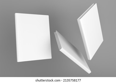 3d Render Blank Template Book Cover Stock Illustration 2135758177 ...