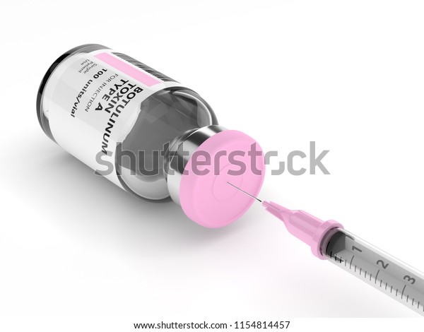 3d Render Botulinum Toxin Type Vial Stock Illustration 1154814457 ...