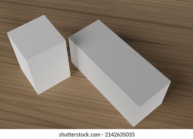 3d Render Box Packaging Product Mockup Stock Illustration 2142635033 ...