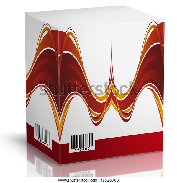 3d Render Boxes On White Background Stock Illustration 31526983 ...