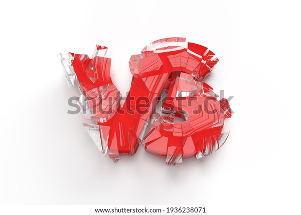 3d Render Broken Vs Company Broken Stock Illustration 1936238071 ...