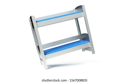 3d Render Bunk Bed On White Stock Illustration 1567008835 | Shutterstock