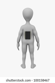 3d Render Cartoon Character Computer Chip 스톡 일러스트 100158467 | Shutterstock