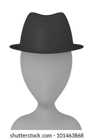 3d Render Cartoon Character Hat Stock Illustration 101463868 | Shutterstock