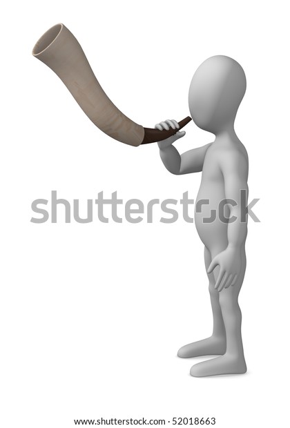 3d Render Cartoon Character Horn 스톡 일러스트 52018663 | Shutterstock