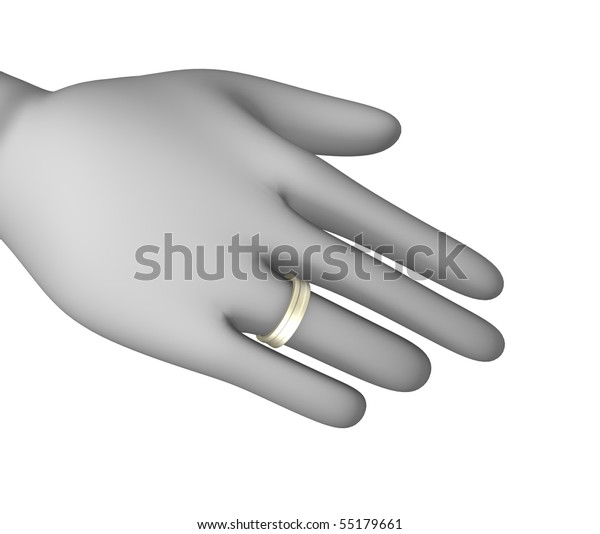 3d Render Cartoon Character Ring Stock Illustration 55179661 | Shutterstock
