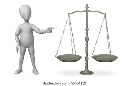 3d Render Cartoon Character Scale: ภาพประกอบสต็อก 55404112 | Shutterstock