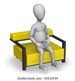 3d Render Cartoon Character Sofa Stock Illustration 55515919 | Shutterstock
