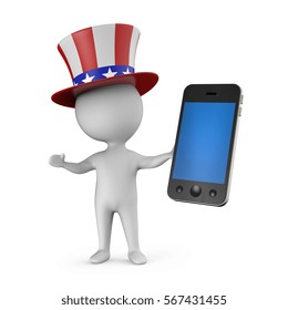 3d Render Cartoon Uncle Sam Character Stock Illustration 567431455 ...