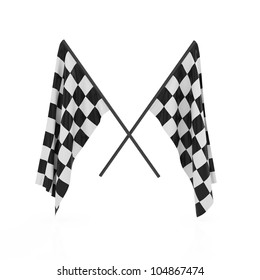 Checkered Flag Vector: vector de stock (libre de regalías) 95817658 ...