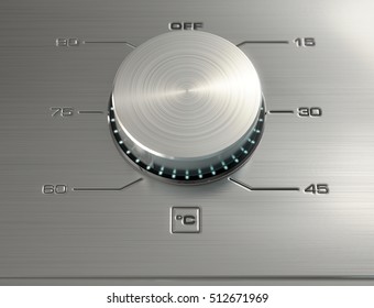 3d Render Closeup Dials Modern Stainless Stock Illustration 512671969 ...