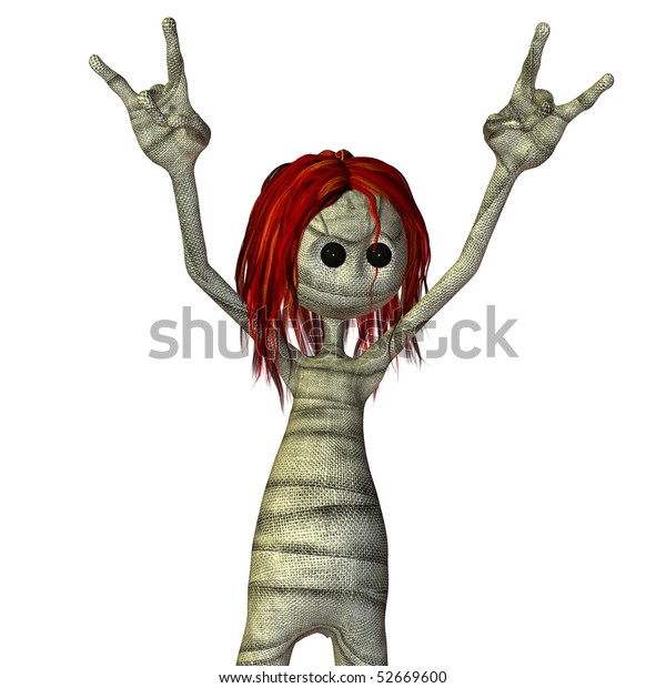 3d Render Comic Figure Heavy Metal Stock Illustration 52669600