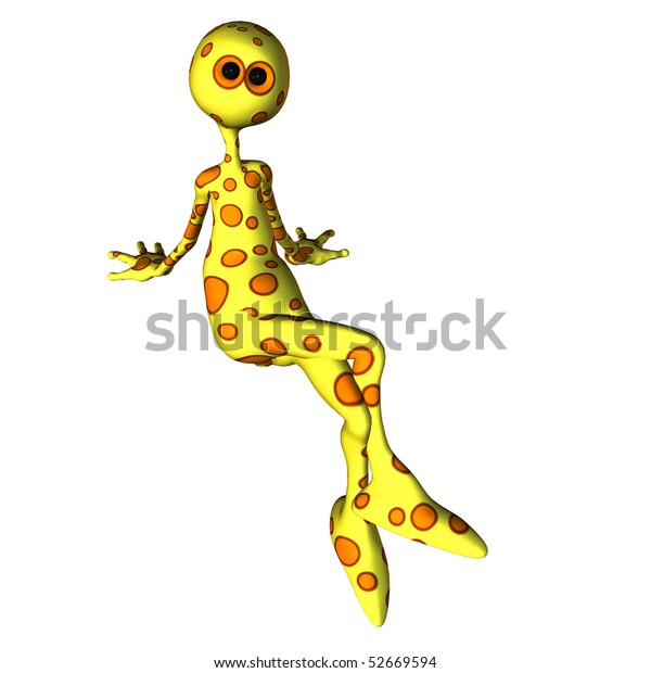 3d Render Comic Figure Waiting Pose Stock Illustration 52669594 ...