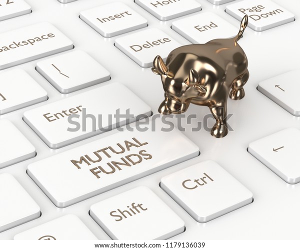 3d Render Computer Keyboard Mutual Funds Stock Illustration 1179136039 ...