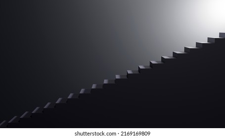 3d Render Concept Stairs Steps Leading Stock Illustration 2169169809 ...