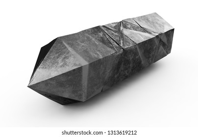 3d Render Crystal Isolated On White Stock Illustration 1313619212 ...