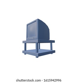 3d Render Cube Tv Old Tv Stock Illustration 1615942996 | Shutterstock