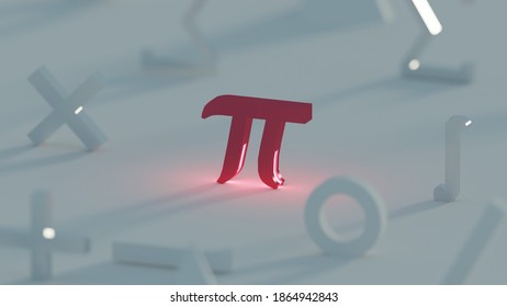3d Render Dark Math Symbol Focused Stock Illustration 1864942843 ...