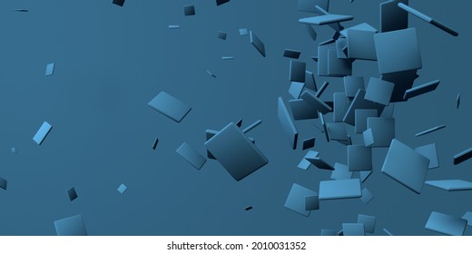 3d Render Design Different Size Square Stock Illustration 2010031352 ...