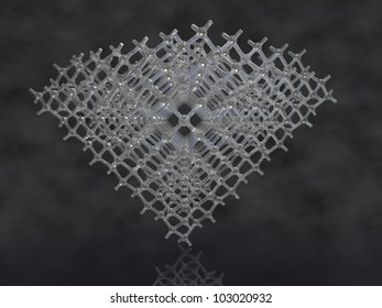 3d Render Graphite Atomic Structure On Stock Illustration 103020911
