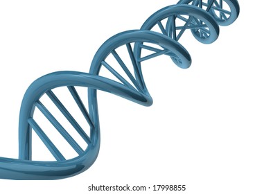 Broken Dna Isolated On White Background Stock Illustration 113535334