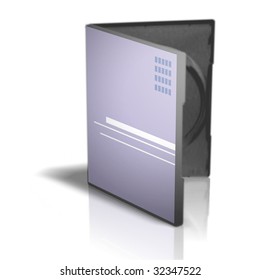 Generic Box Dvd On White Background Stock Illustration 31191394