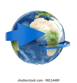 22,270 Arrow around world Images, Stock Photos & Vectors | Shutterstock