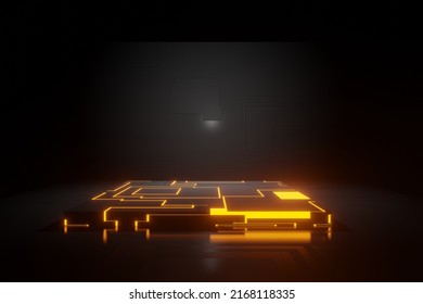 3d Render Empty Background Scene Texture Stock Illustration 2168118335 ...