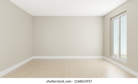 3d Render Empty Room Pastel Style Stock Illustration 1168615957 ...