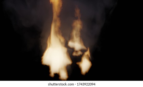 3d Render Fire Illustration Background Stock Illustration 1743922094 ...