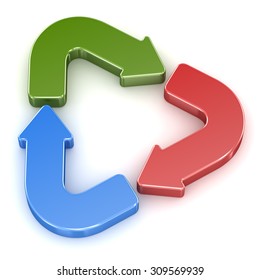 3d Render Flowchart Diagram This Image Stock Illustration 309569939 ...