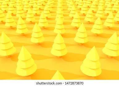 3d Render Forest Top View Stock Illustration 1472873870 | Shutterstock