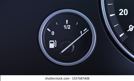 Empty Fuel Tank Sign On Modern Stock Photo (Edit Now) 1015063681