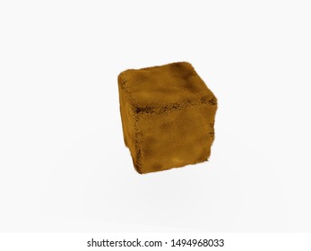 3d Render Fur Cube 3d Illustration Stock Illustration 1494968033 ...