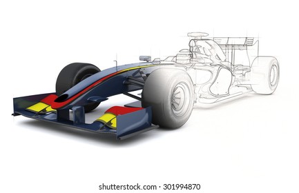 221 Car with half drawing Images, Stock Photos & Vectors | Shutterstock