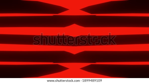 3d Render Glowing Red Lines On Stock Illustration 1899489109 | Shutterstock