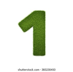3d Render Grass Numbers Stock Illustration 383230450 | Shutterstock