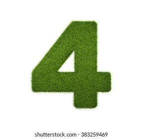 3d Render Grass Numbers Stock Illustration 383259469 | Shutterstock