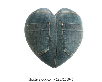 3d Render Heart Shape Wrapped Around Stock Illustration 1257123943 ...
